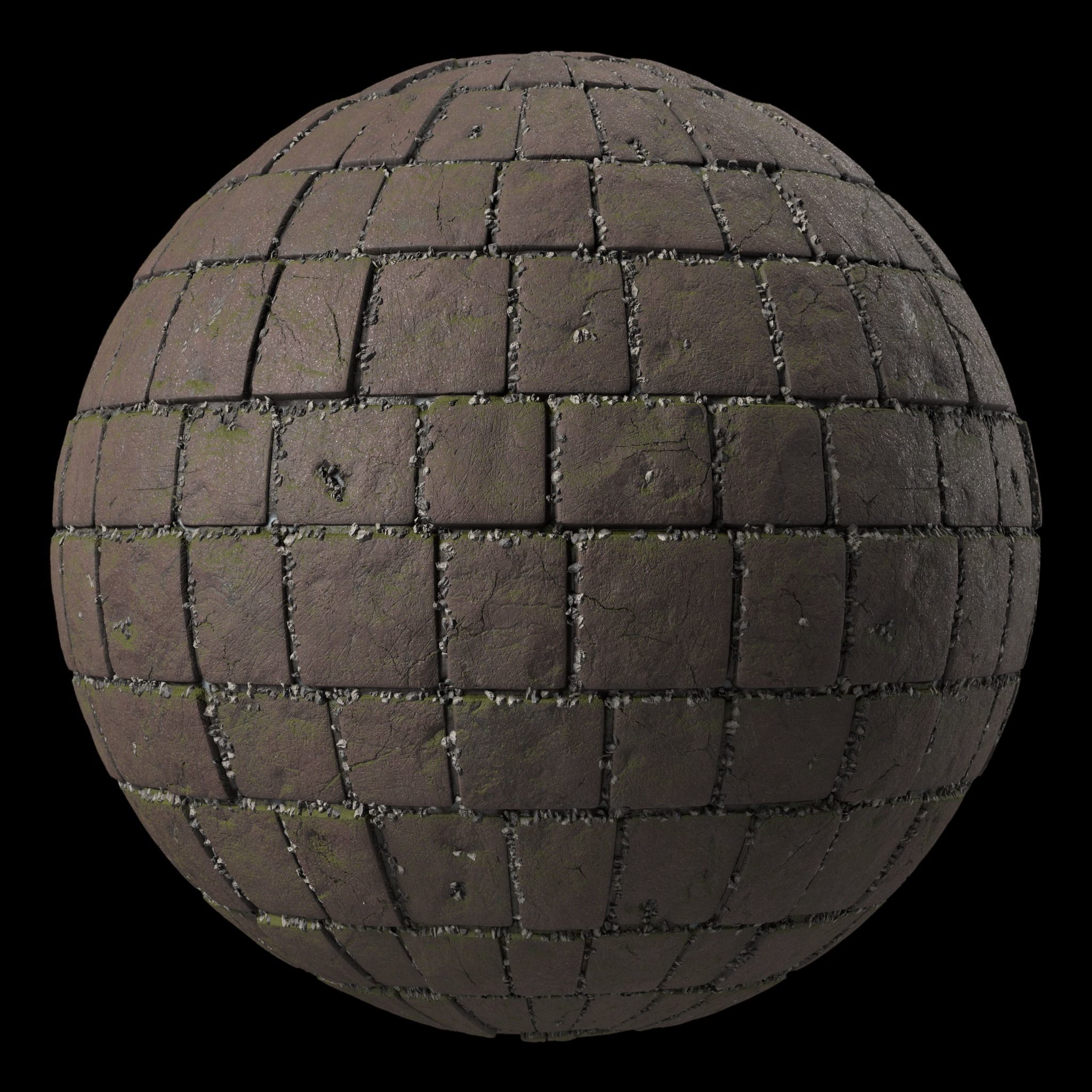 Texture Pavement Materials 26- Slat Stone Paving Pbr 4k Seamless VR ...