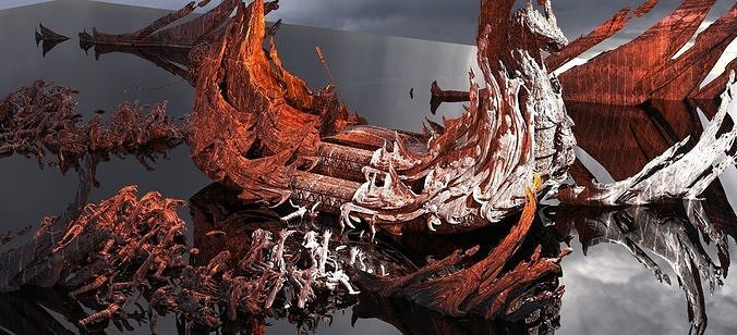 Kharon the Ferryman Underworld Kit bash 3D model | CGTrader