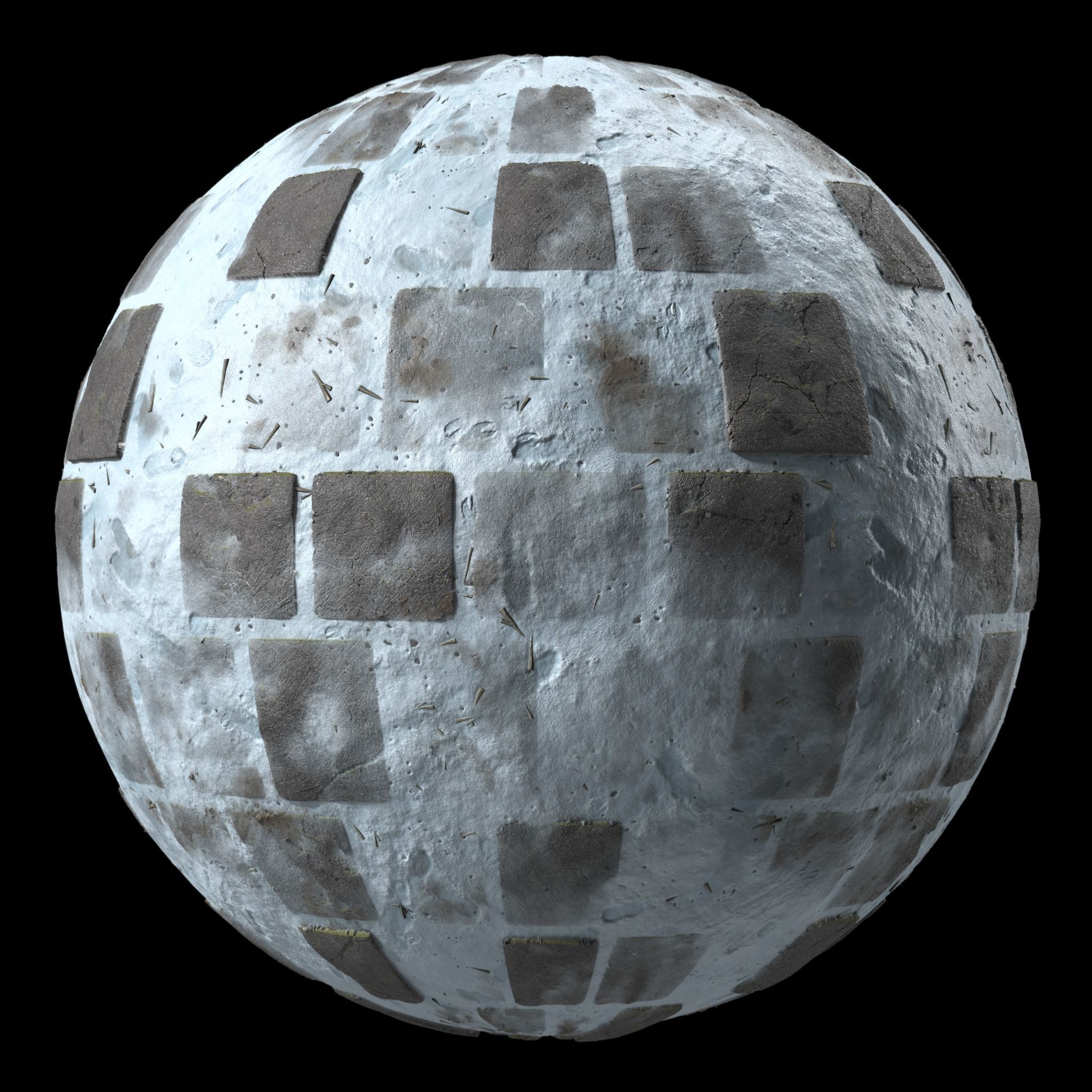 Texture Pavement Materials 27- Slat Stone Paving - Pbr 4k Seamless VR ...