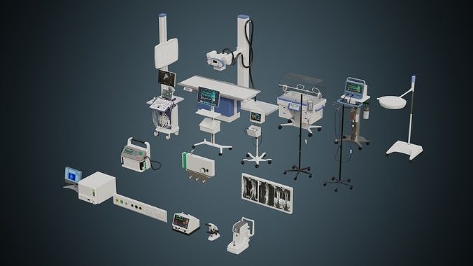 Hospital Props Collection 1 Basic | CGTrader