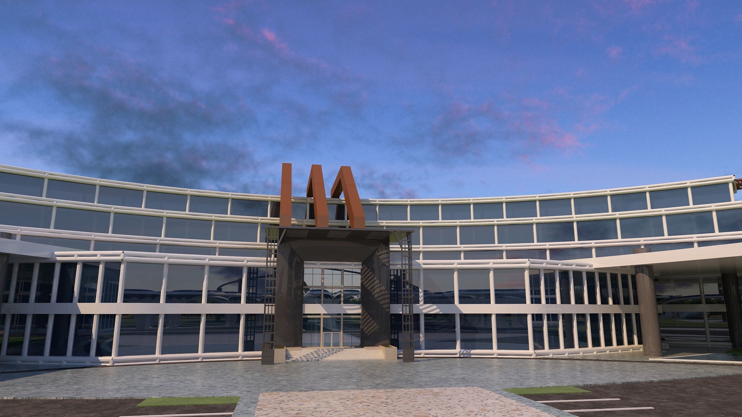 0179 - Tourist Resort Architecture 3D Project - 2D Drawing 3D model ...