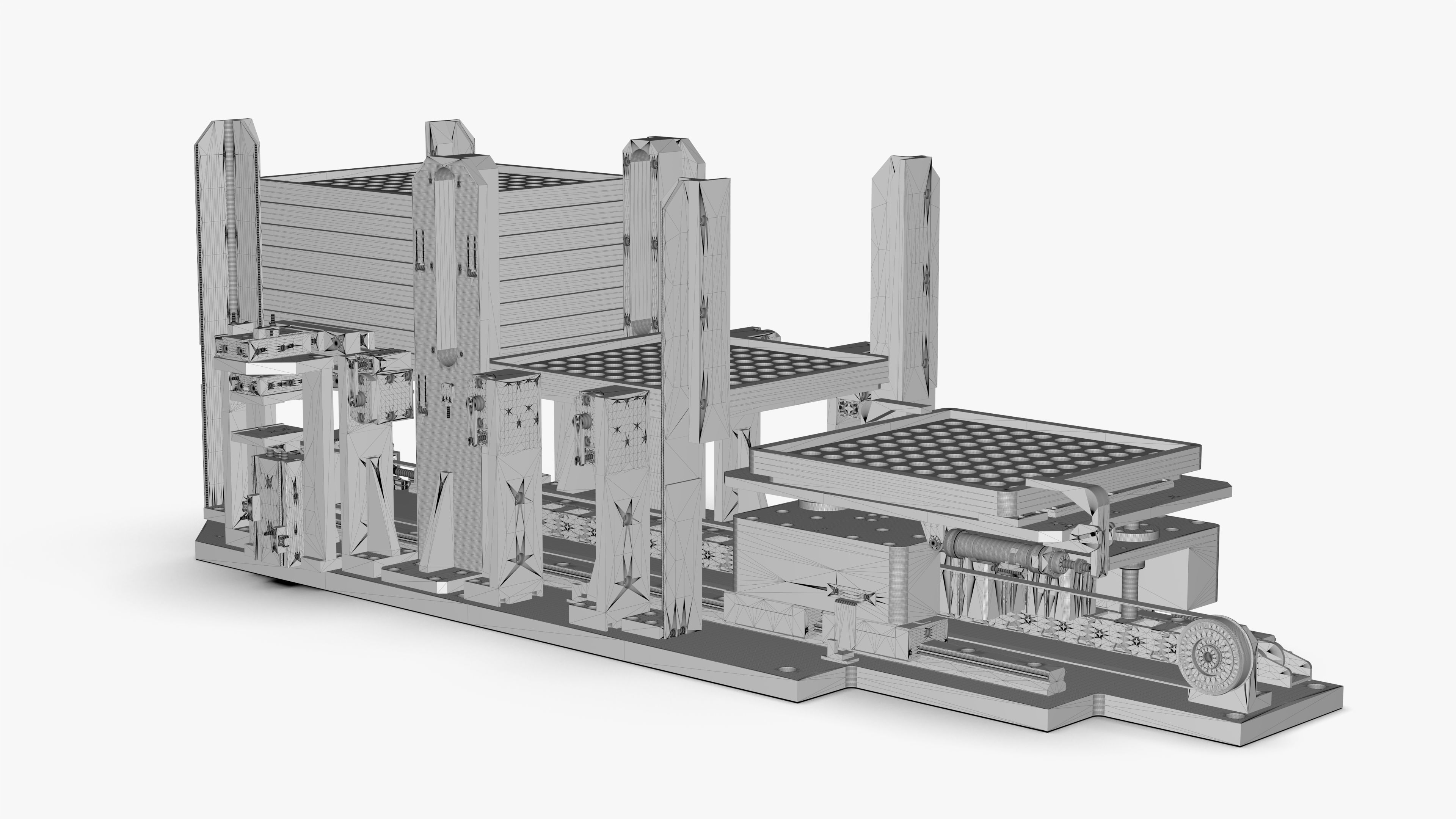 Tray Plate Loading Module 3D model | CGTrader