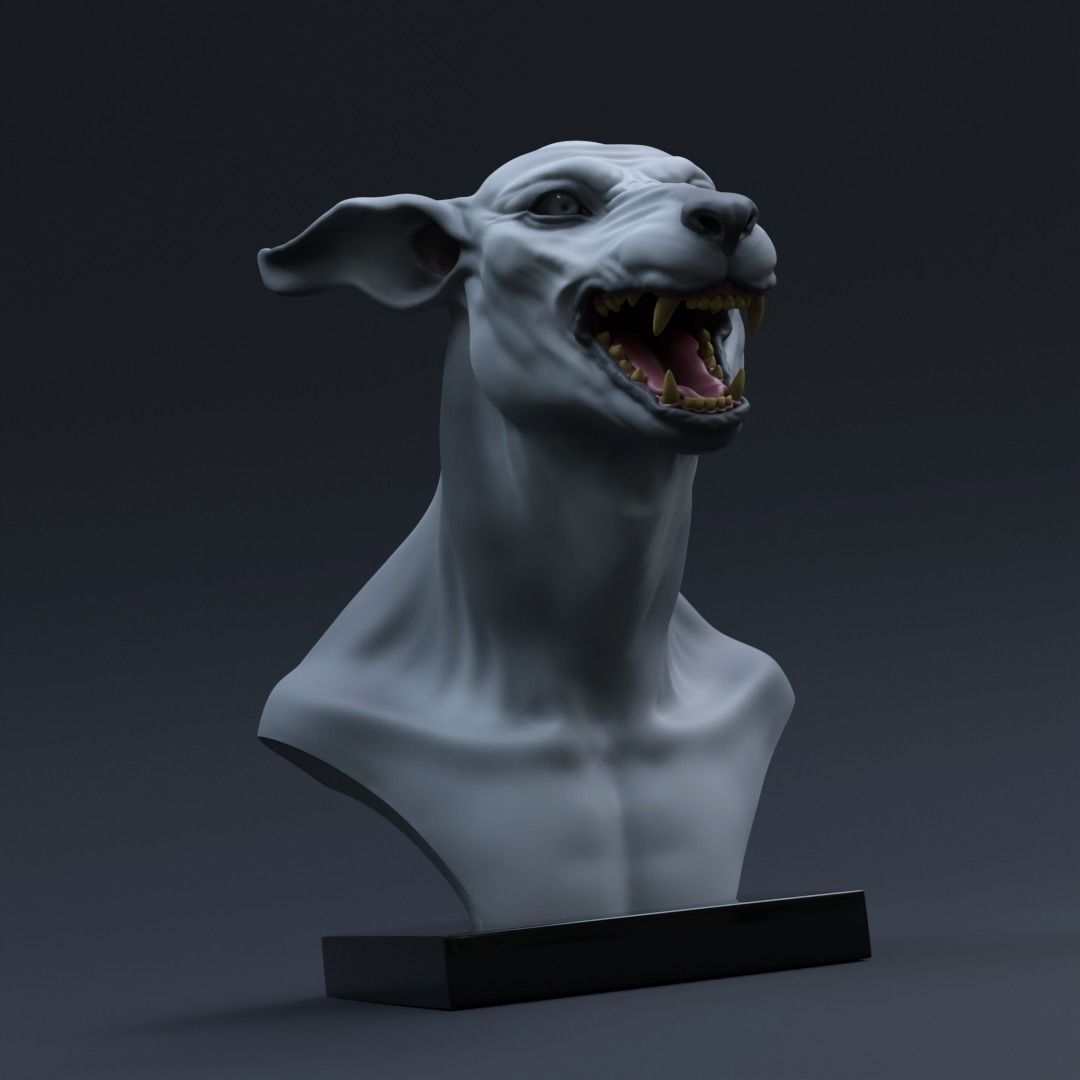 Canine Sculpt 3D model 3D printable | CGTrader