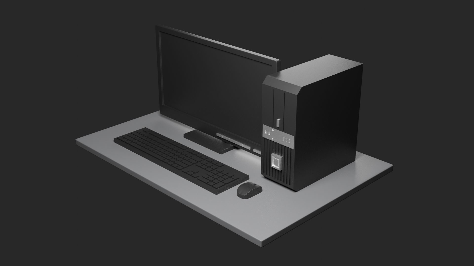 Computer 3D Model 3D model 3D printable | CGTrader