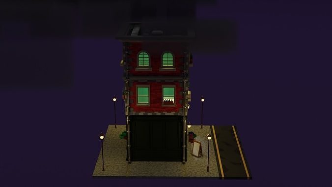 Arthouse 3D model animated | CGTrader