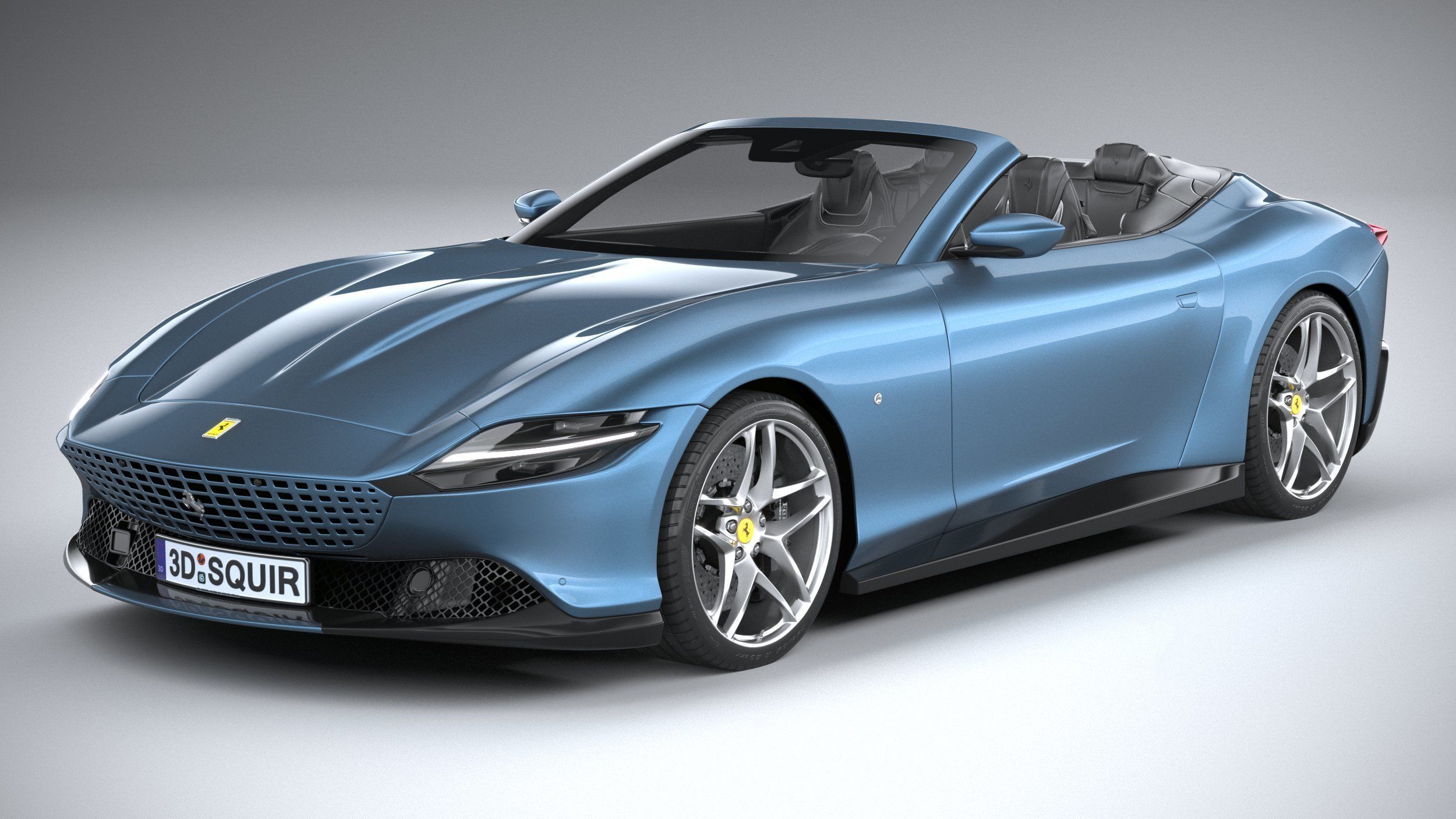 Ferrari Roma Spider 2024 3D model | CGTrader
