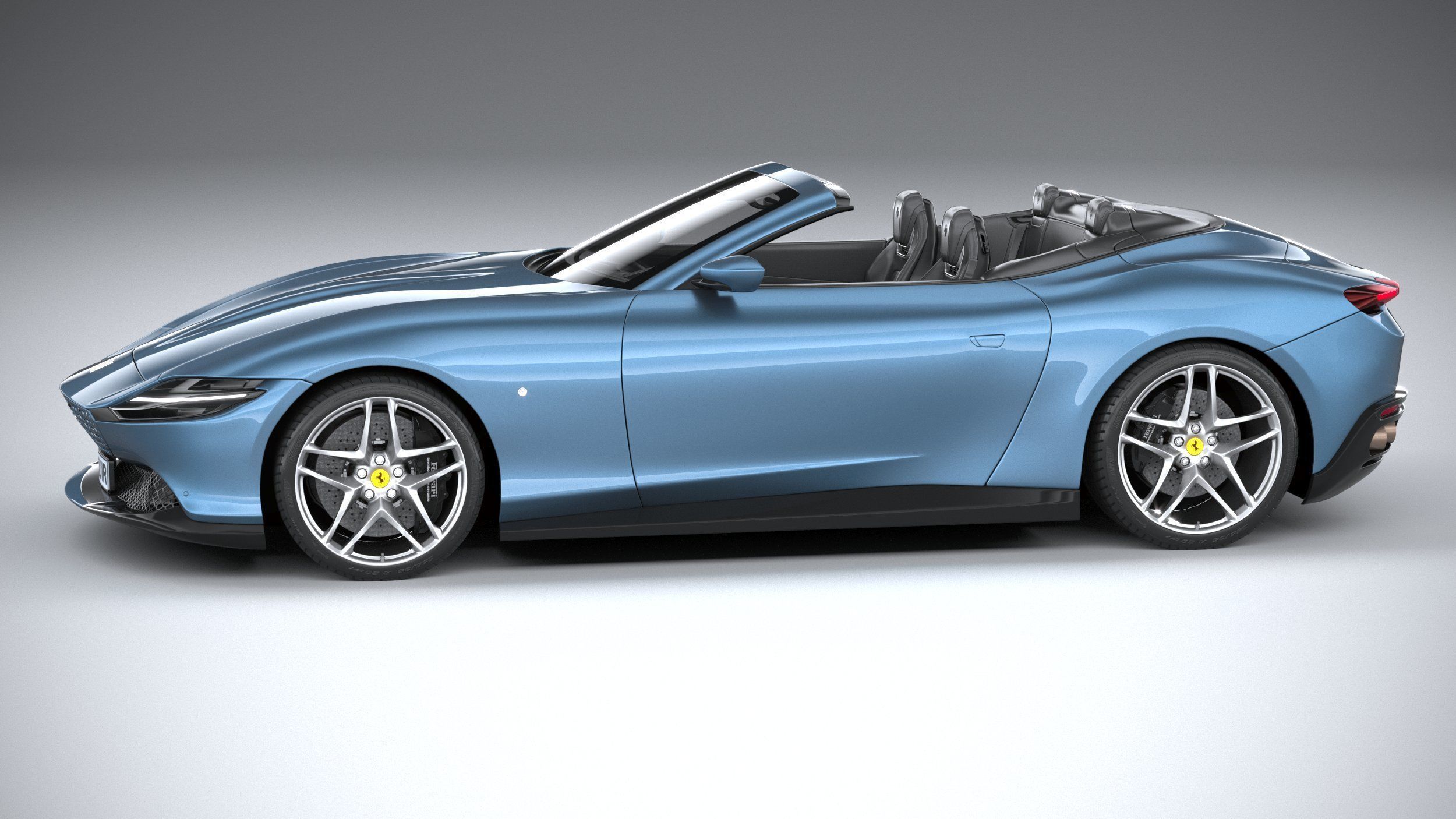 Ferrari Roma Spider 2024 3D model | CGTrader