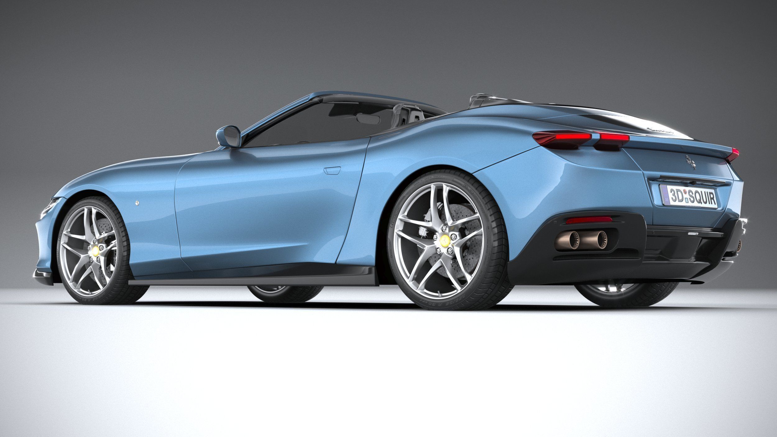 Ferrari Roma Spider 2024 3D model | CGTrader