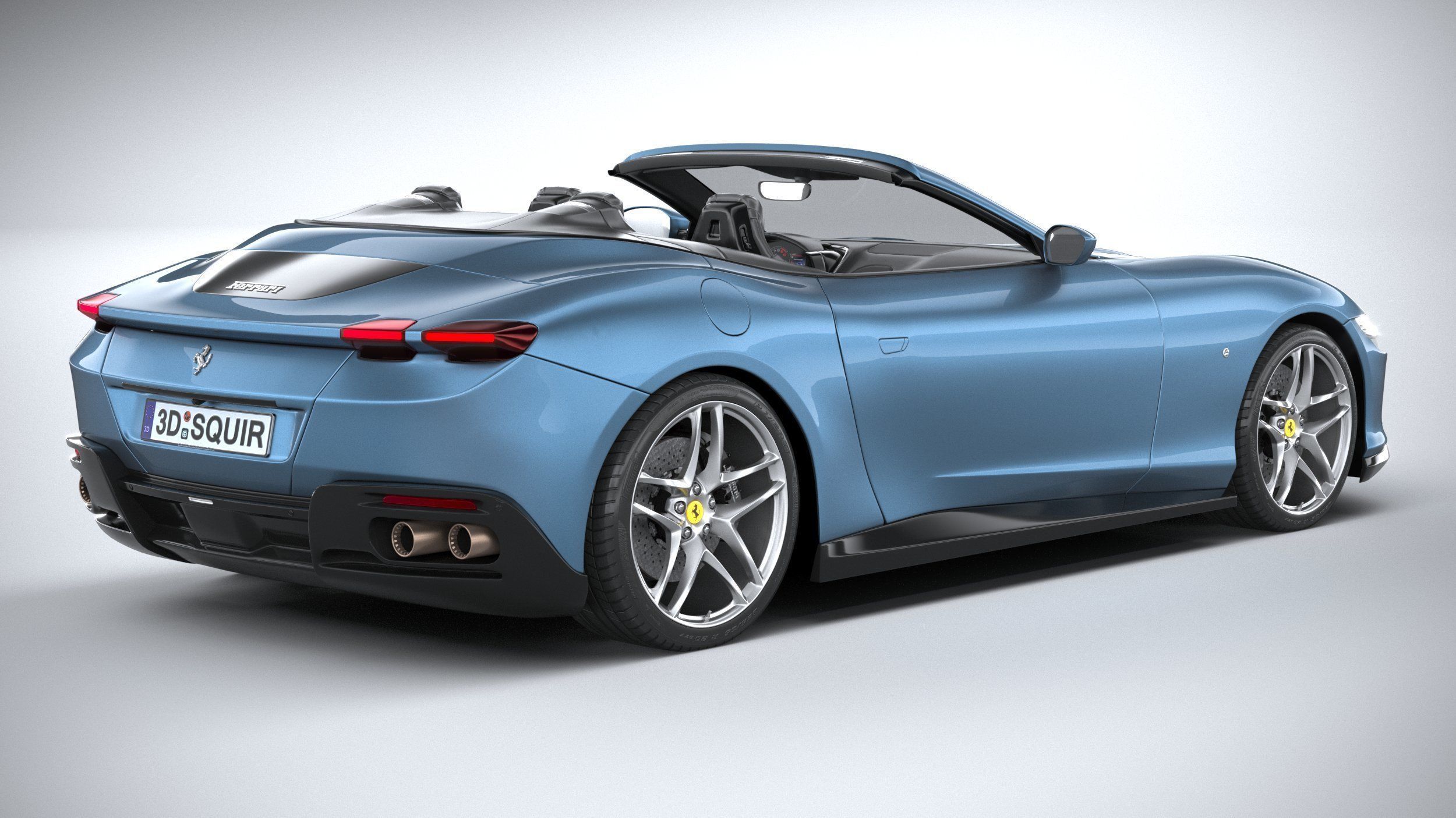 Ferrari Roma Spider 2024 3D model | CGTrader