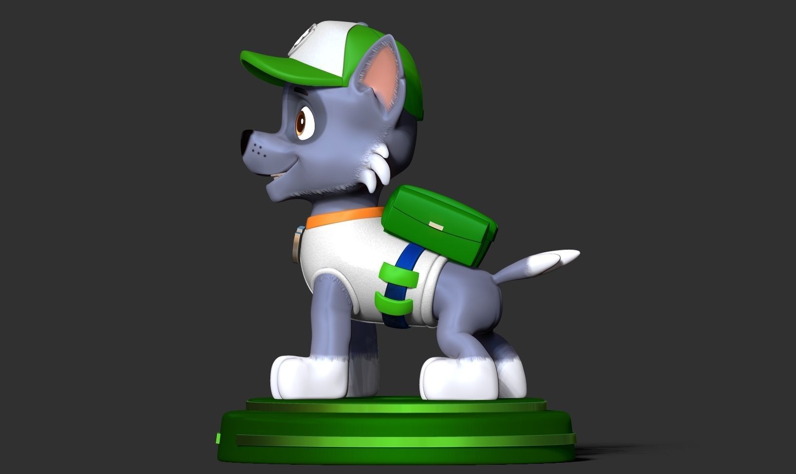 Rocky - Paw Patrol Fanart 3D model 3D printable | CGTrader