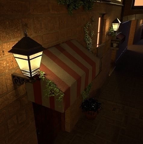 Store Canopy free 3D model | CGTrader