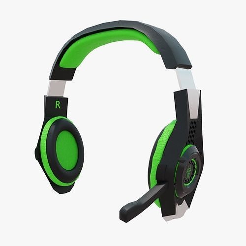 3D model Biohazard gaming headset VR / AR / low-poly | CGTrader