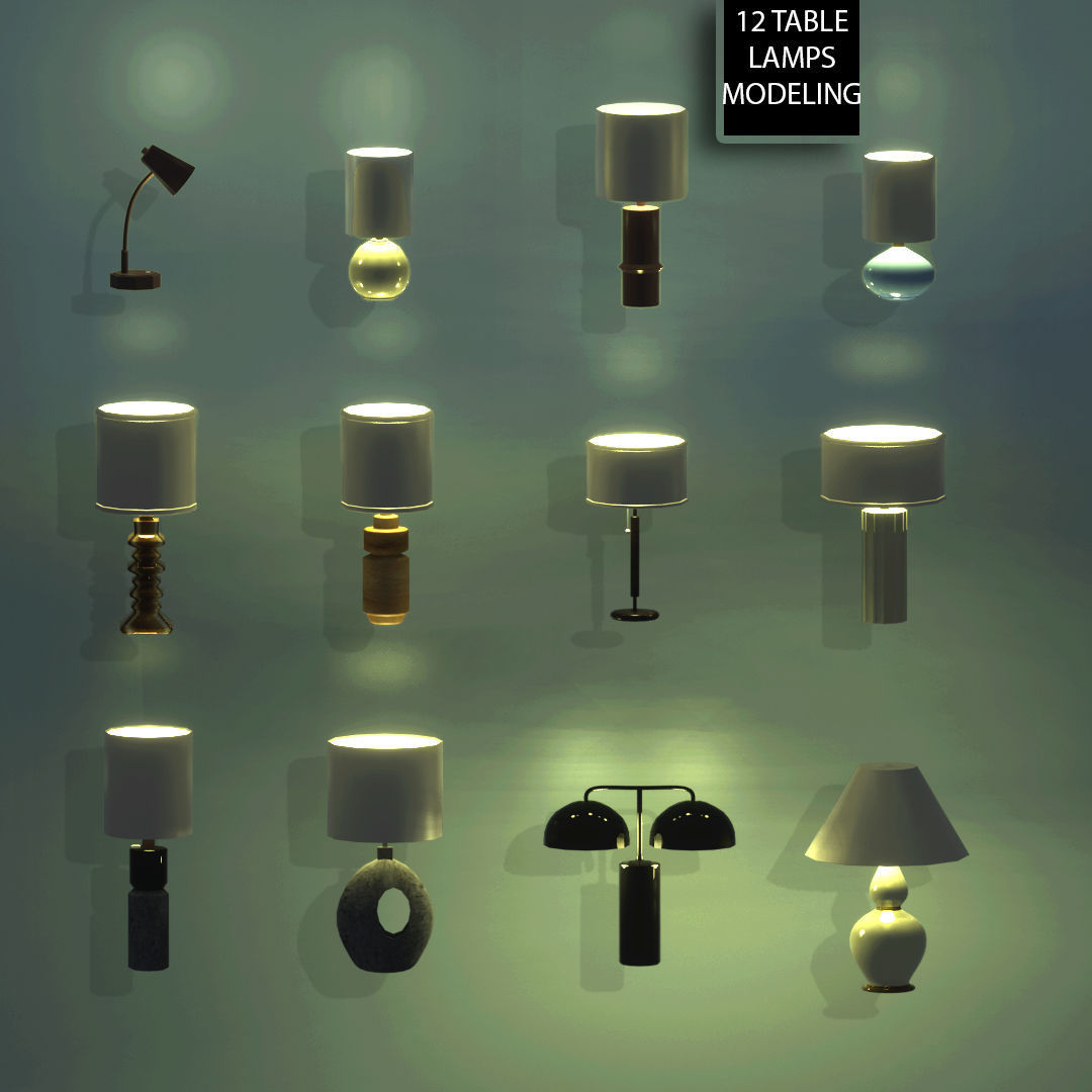 3D model LIGHTING COLLECTION PACK VR / AR / low-poly | CGTrader