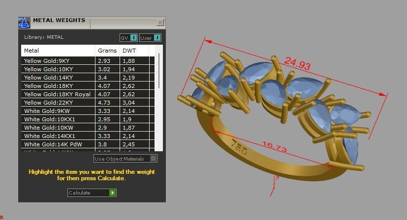 RING DROPS 3D model 3D printable | CGTrader