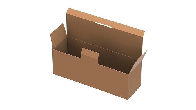 Cardboard Box free 3D model | CGTrader
