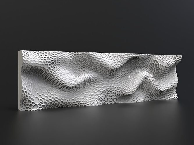 Parametric wall voronoi 3D model 3D printable | CGTrader