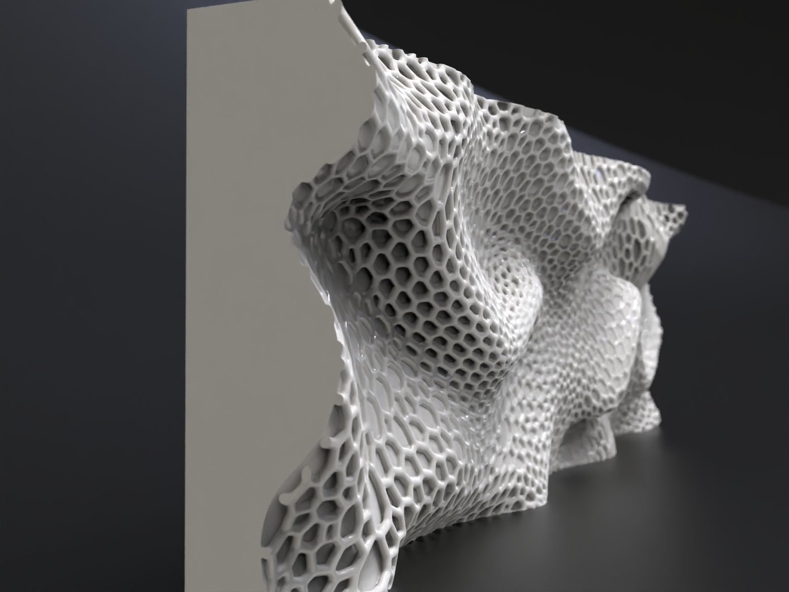 Parametric wall voronoi 3D model 3D printable | CGTrader