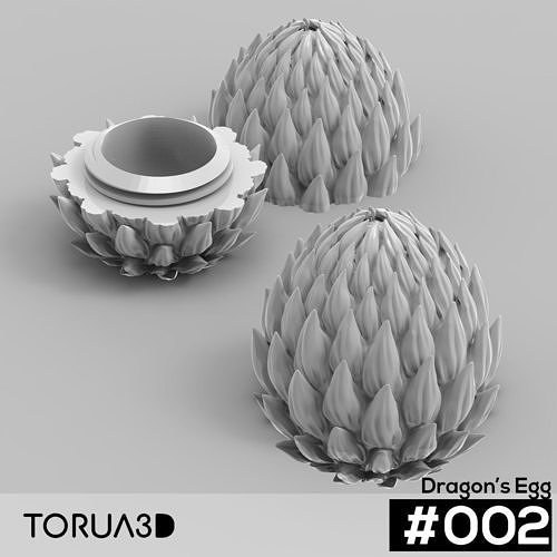 3 Dragon Eggs Set 1 - Stl files for 3D printing 3D model 3D printable ...