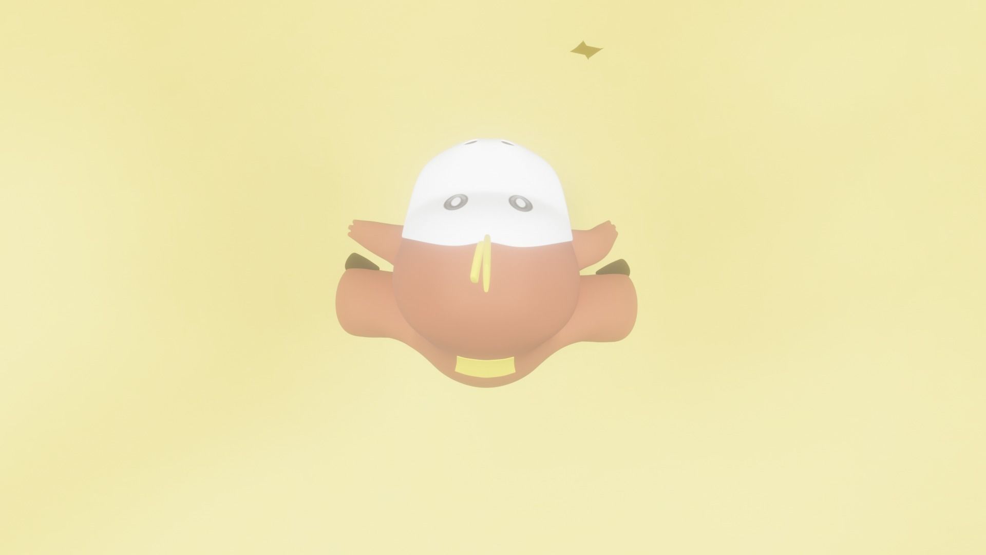 Fuecoco 3D 3D model animated rigged | CGTrader