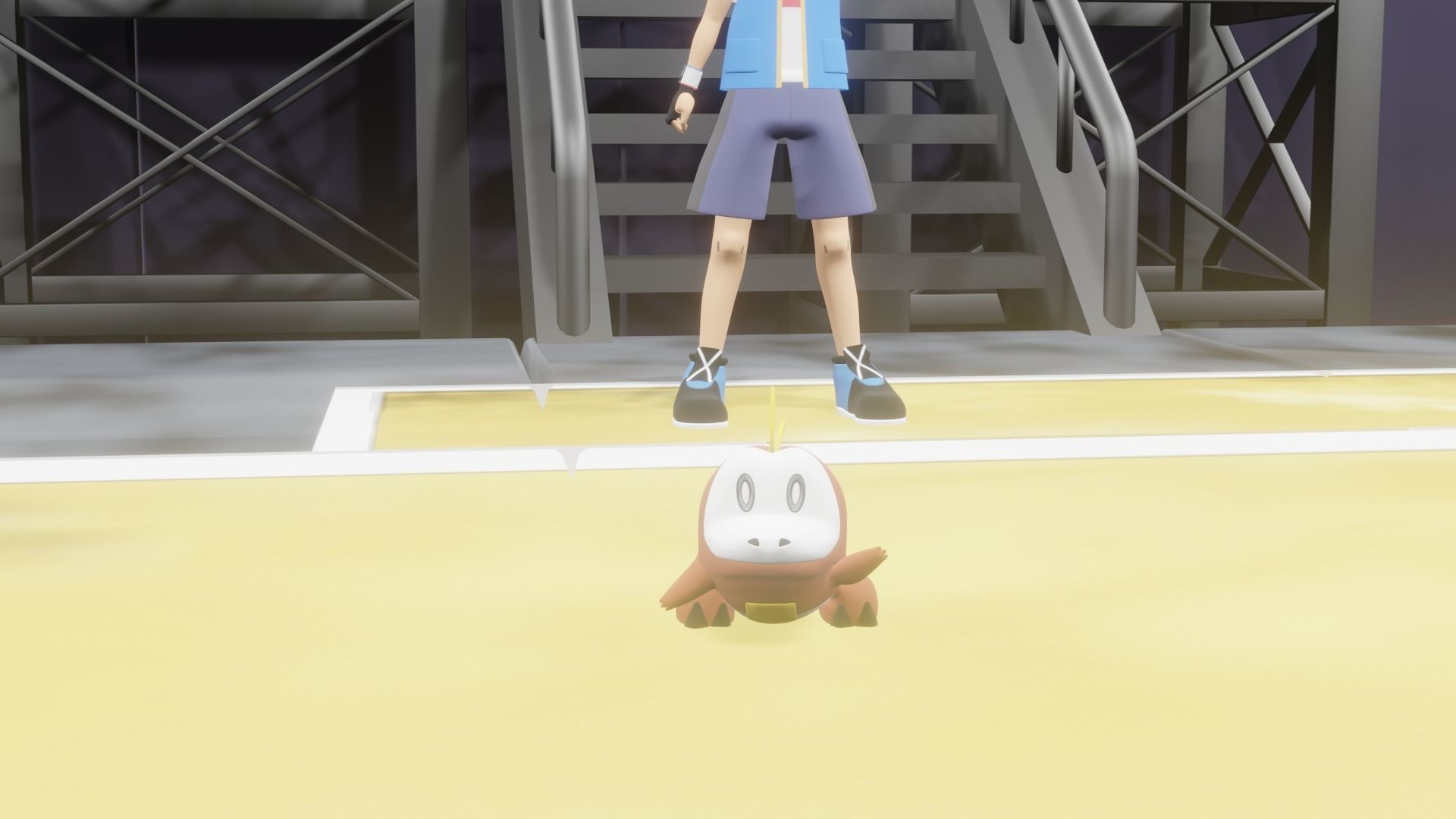 Fuecoco 3D 3D model animated rigged | CGTrader