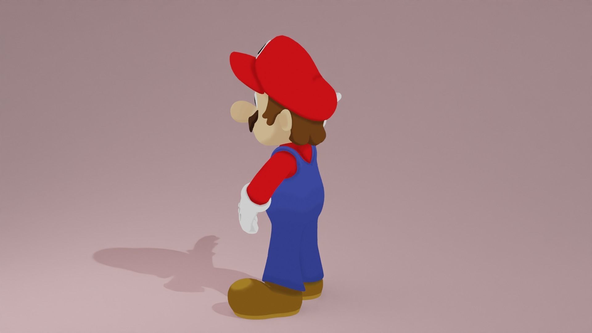 Mario cartoon Mario and Luigi 3D model rigged | CGTrader