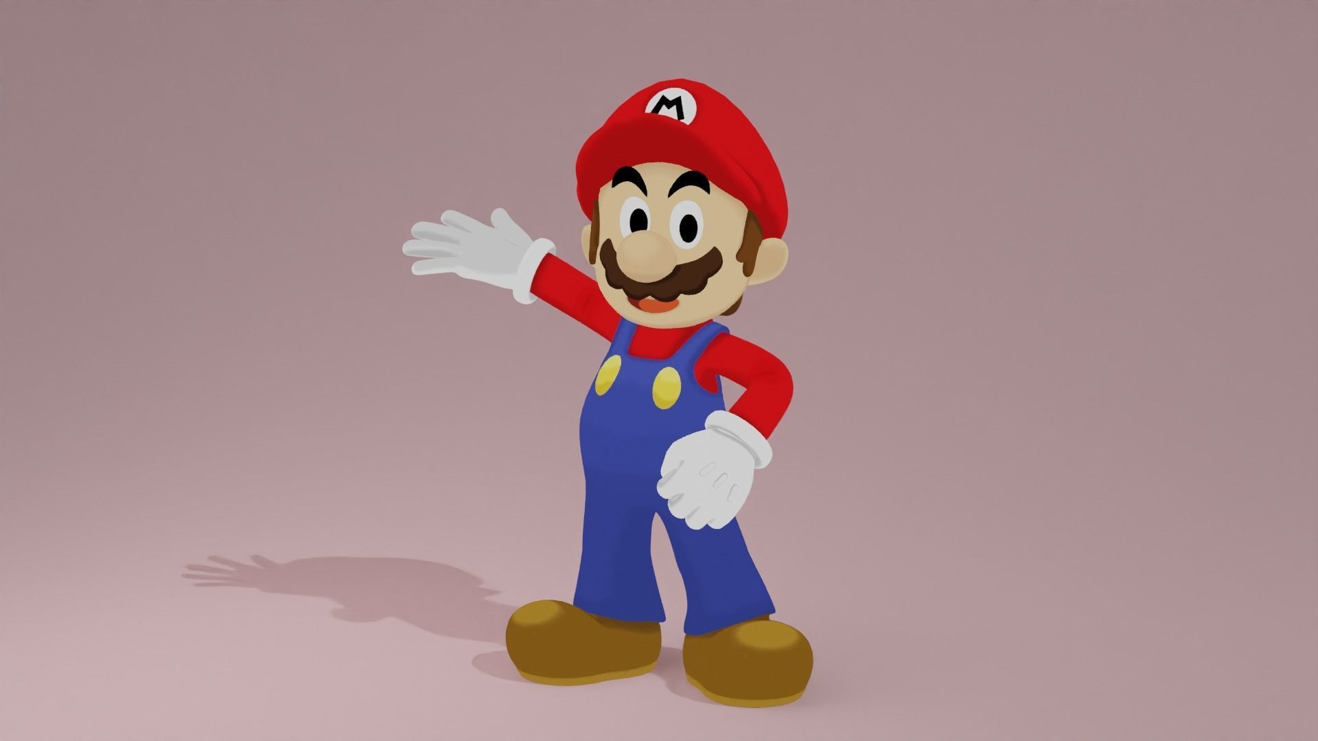 Mario cartoon Mario and Luigi 3D model rigged | CGTrader