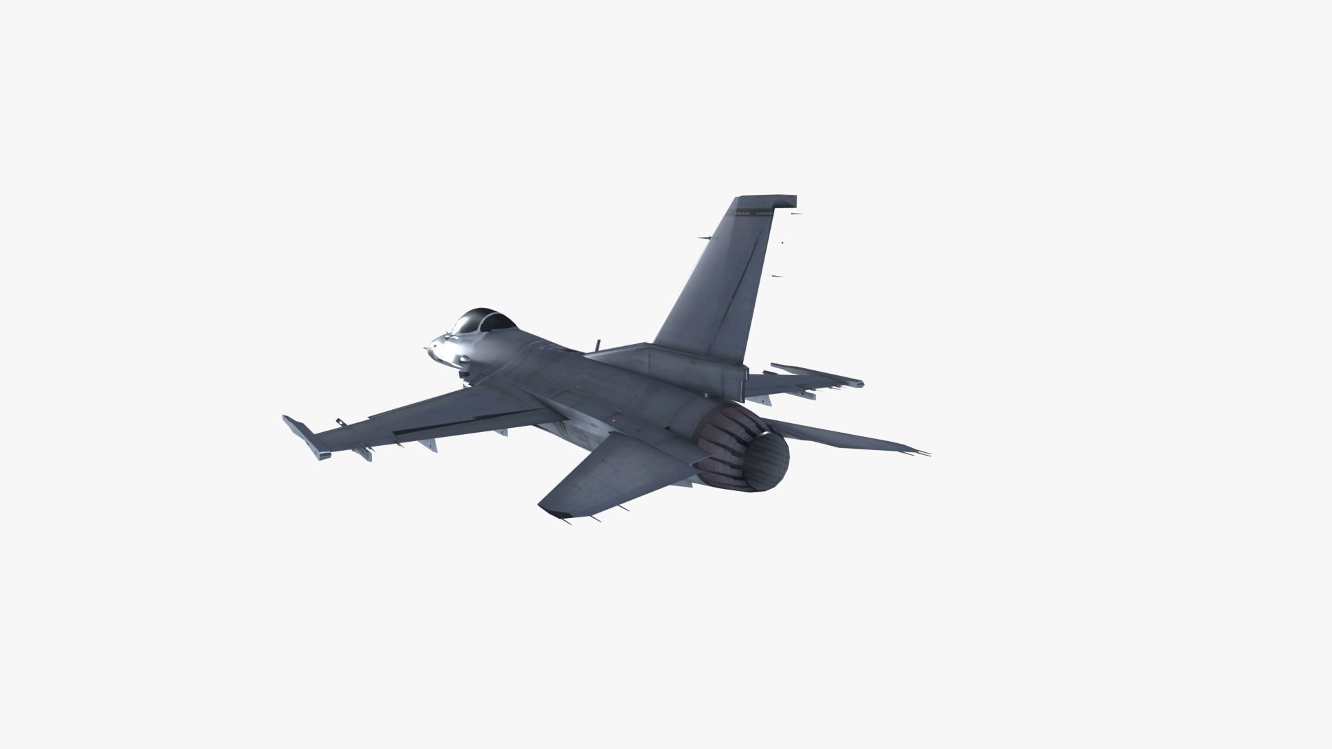 3D model Low Poly F 16 Falcon VR / AR / low-poly | CGTrader