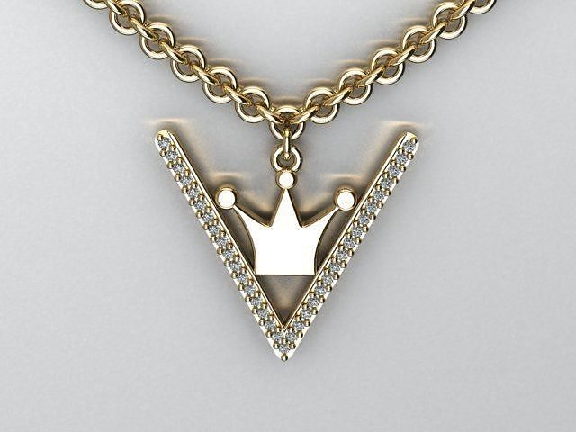 pendant jewelry 3D model 3D printable | CGTrader