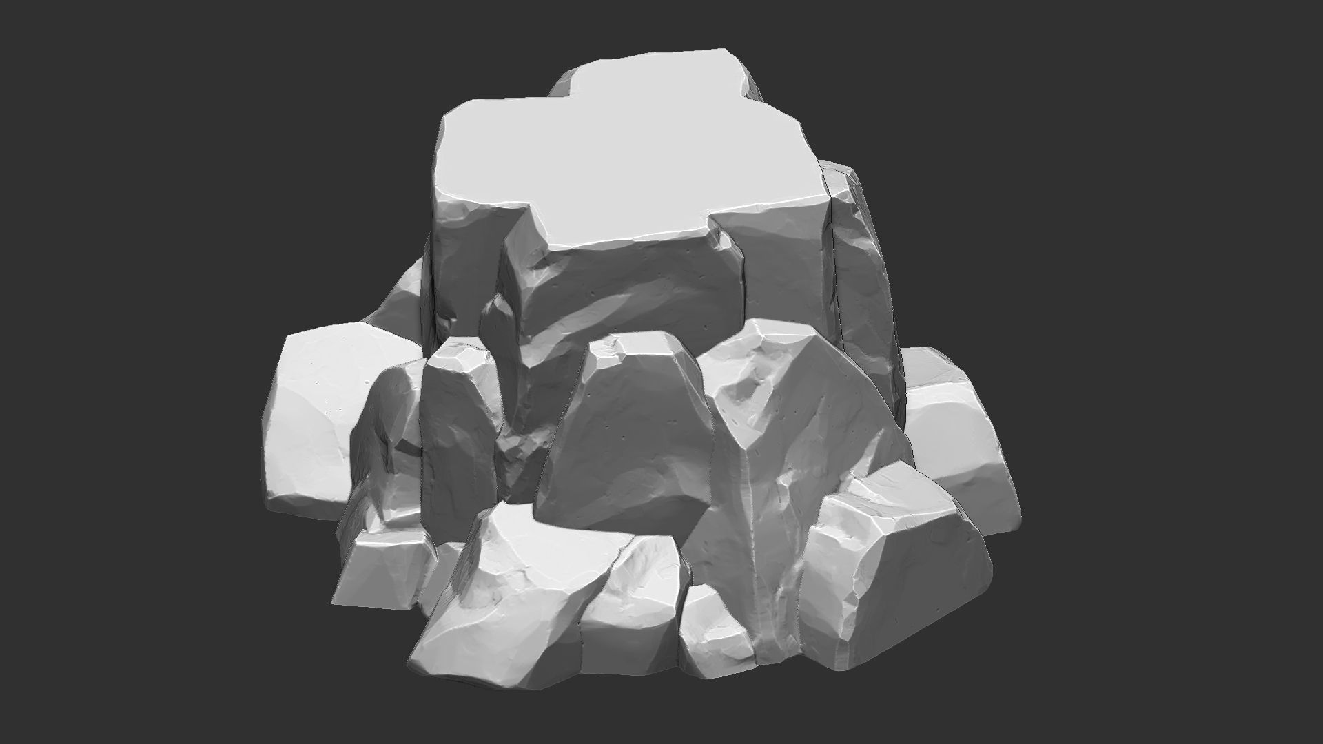 3D Mountain rock Zbrush sculpt 3D model | CGTrader