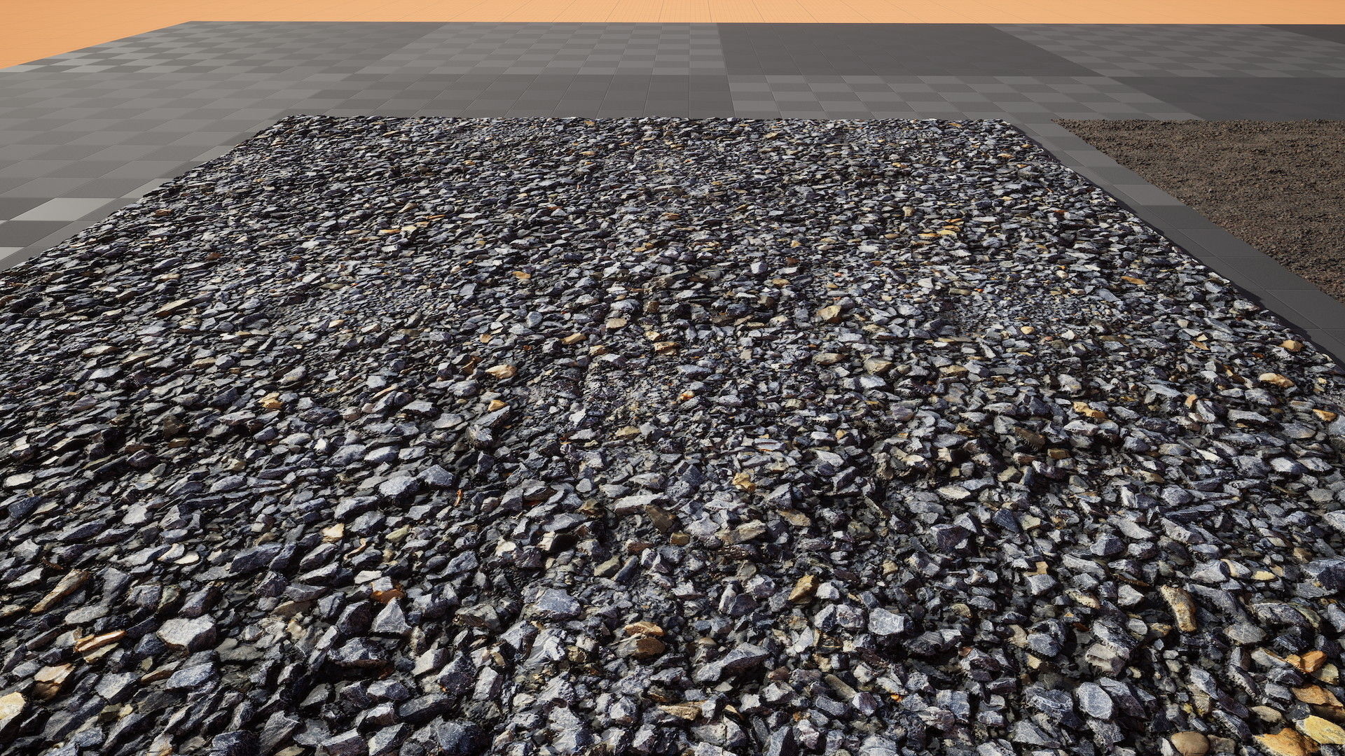 3D model UE Gravel soil materials part 01 VR / AR / low-poly | CGTrader
