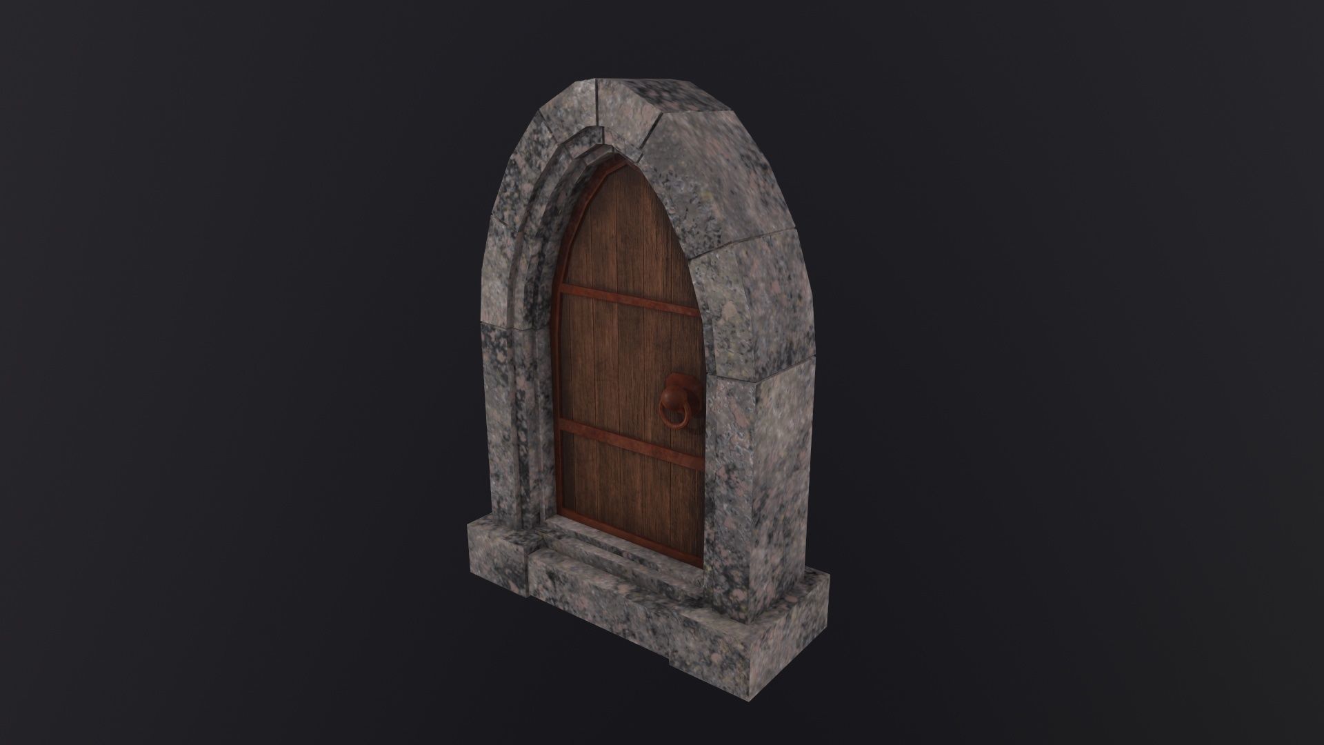 3D model Medieval Door 3D Model VR / AR / low-poly | CGTrader