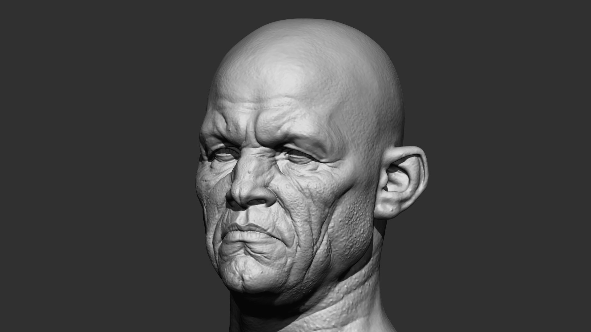 Man face 3dprint 3D model | CGTrader