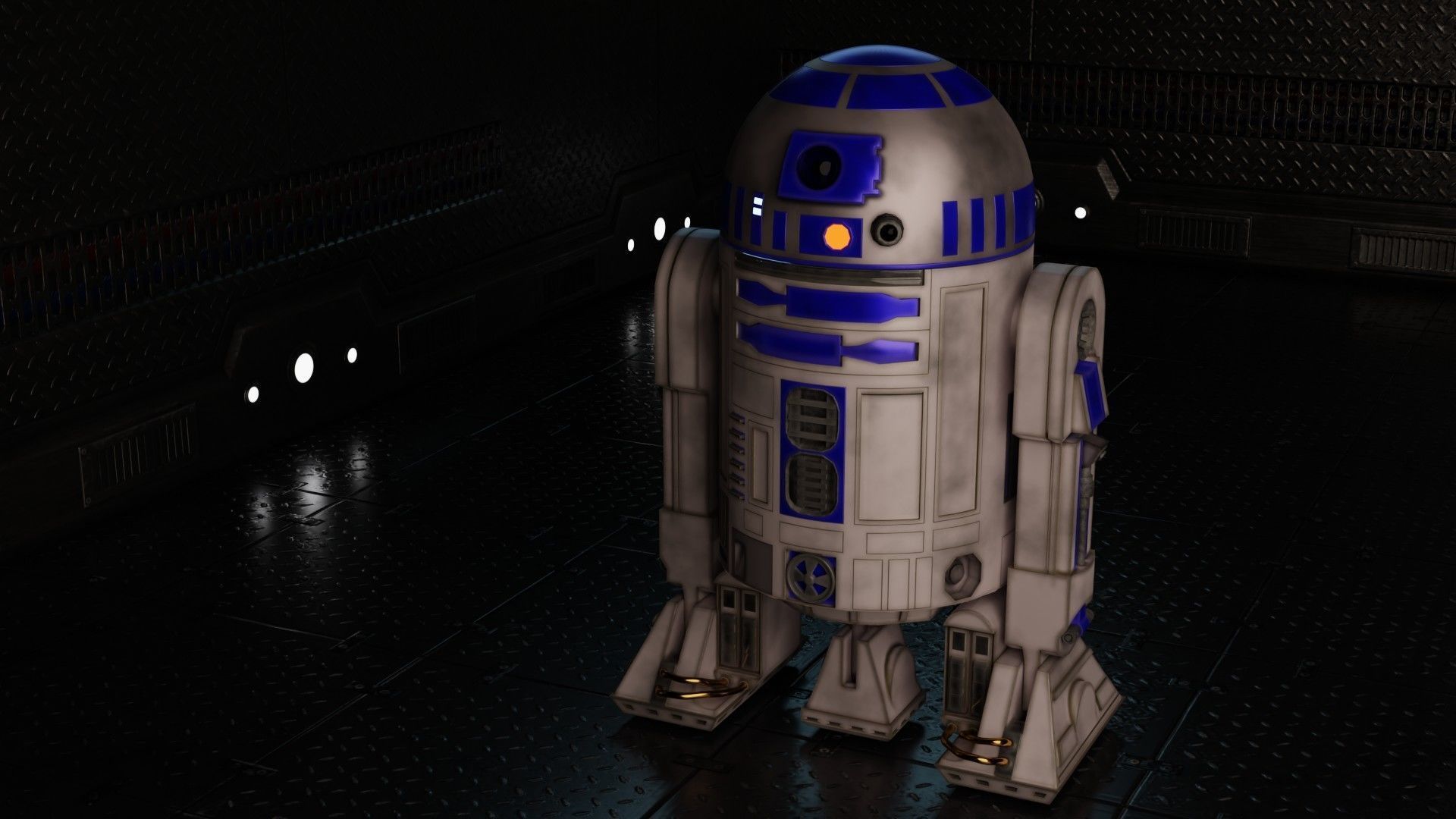 R2D2 Star Wars Droid 3D model | CGTrader