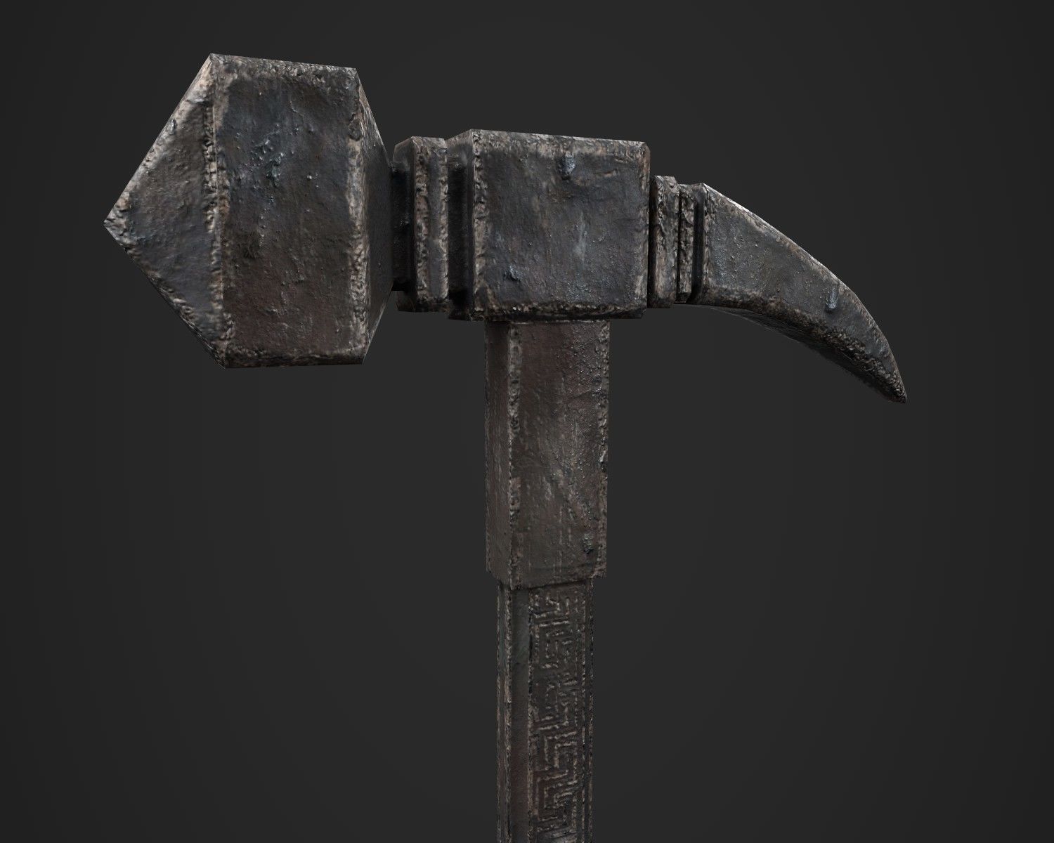 3D model Medieval Hammer VR / AR / low-poly | CGTrader