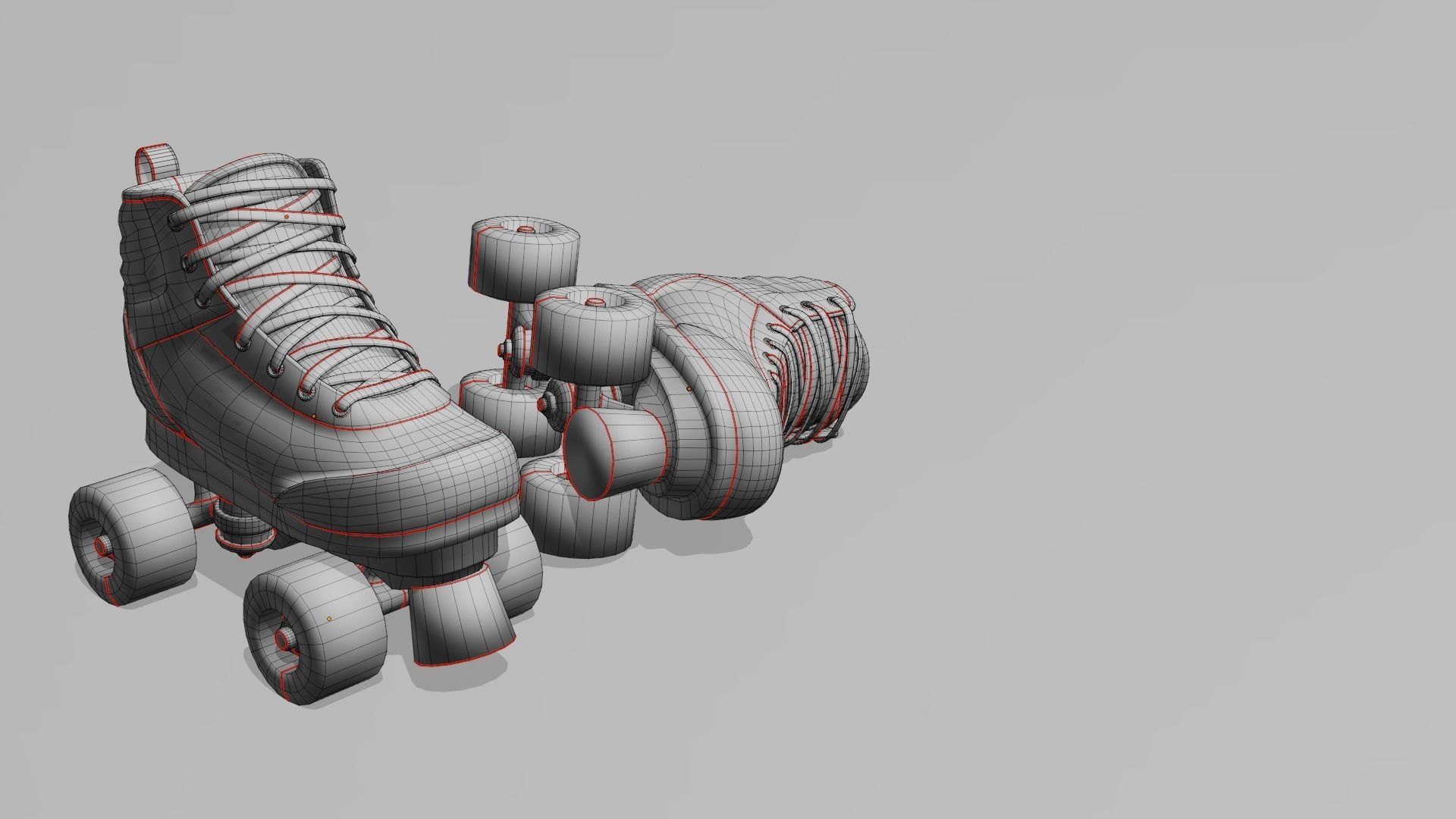 3D model Skates VR / AR / low-poly | CGTrader