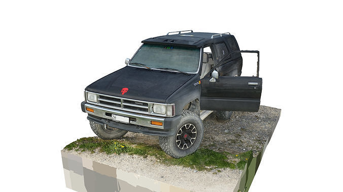 3D model Toyota 4Runner Hilux Surf 1st gen 1988 Photogrammetry VR / AR ...
