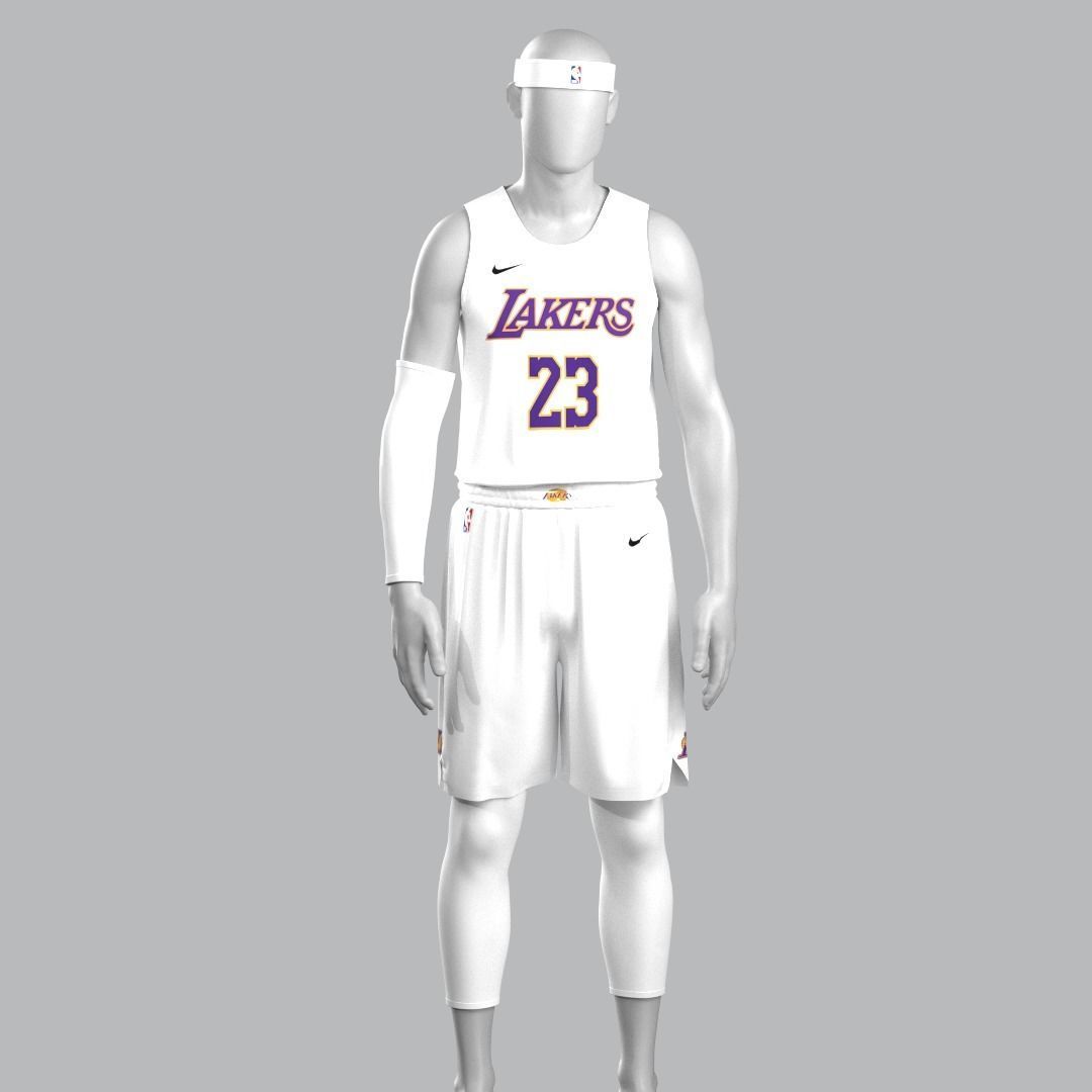 Lakers Basketball Jersey 3D model | CGTrader