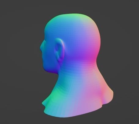 Simple Head Retopo 3D model | CGTrader