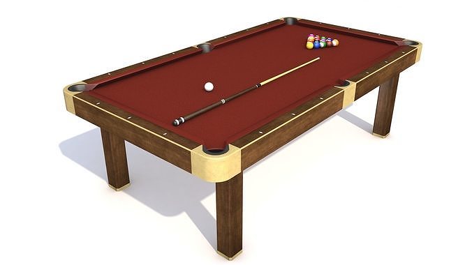 3D model Billiard Pool Table VR / AR / low-poly | CGTrader