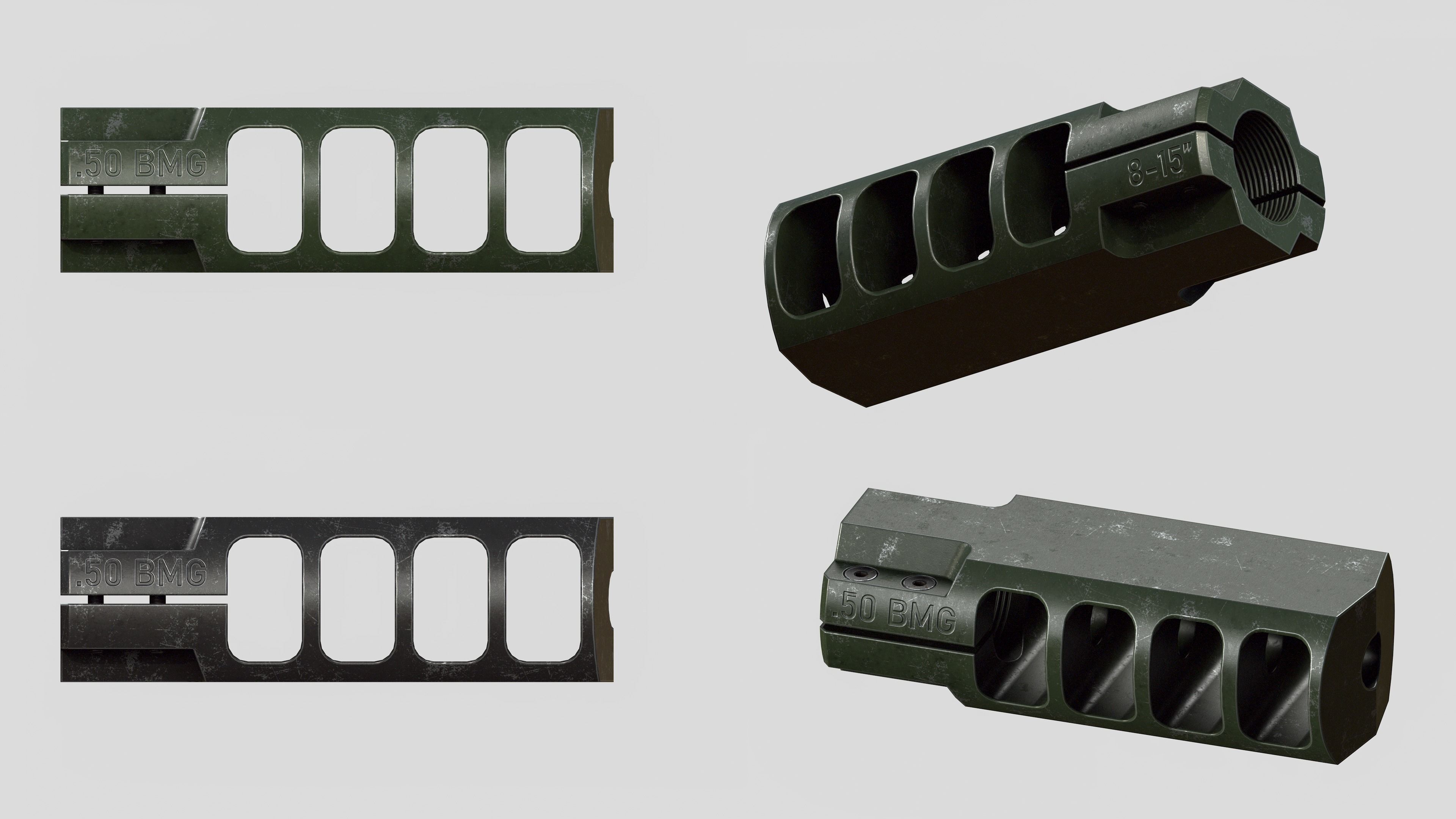 3D model Snipex M100 - Replica -LOW POLY VR / AR / low-poly | CGTrader