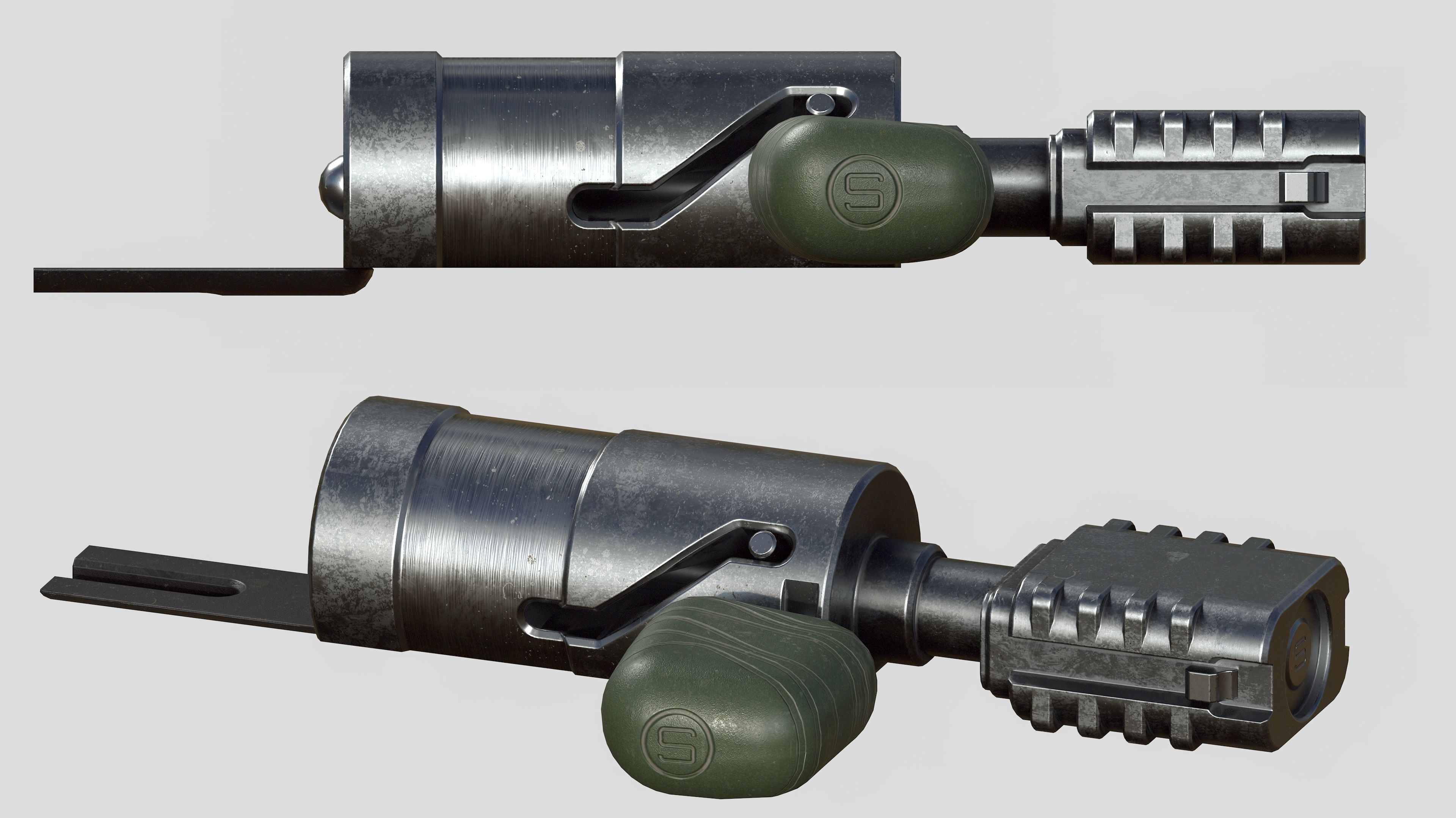 3D model Snipex M100 - Replica -LOW POLY VR / AR / low-poly | CGTrader