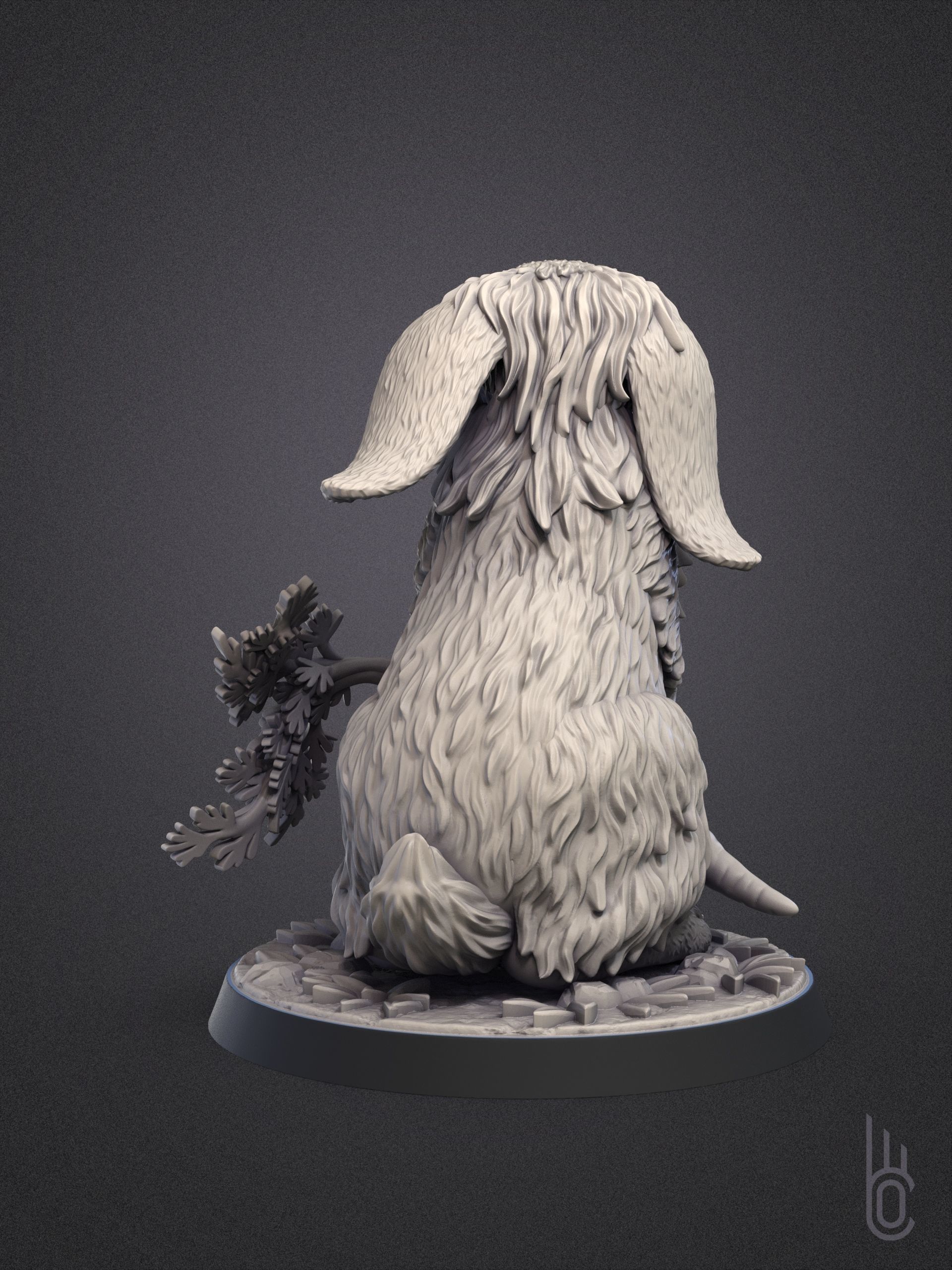 Rabbit 3D model 3D printable | CGTrader