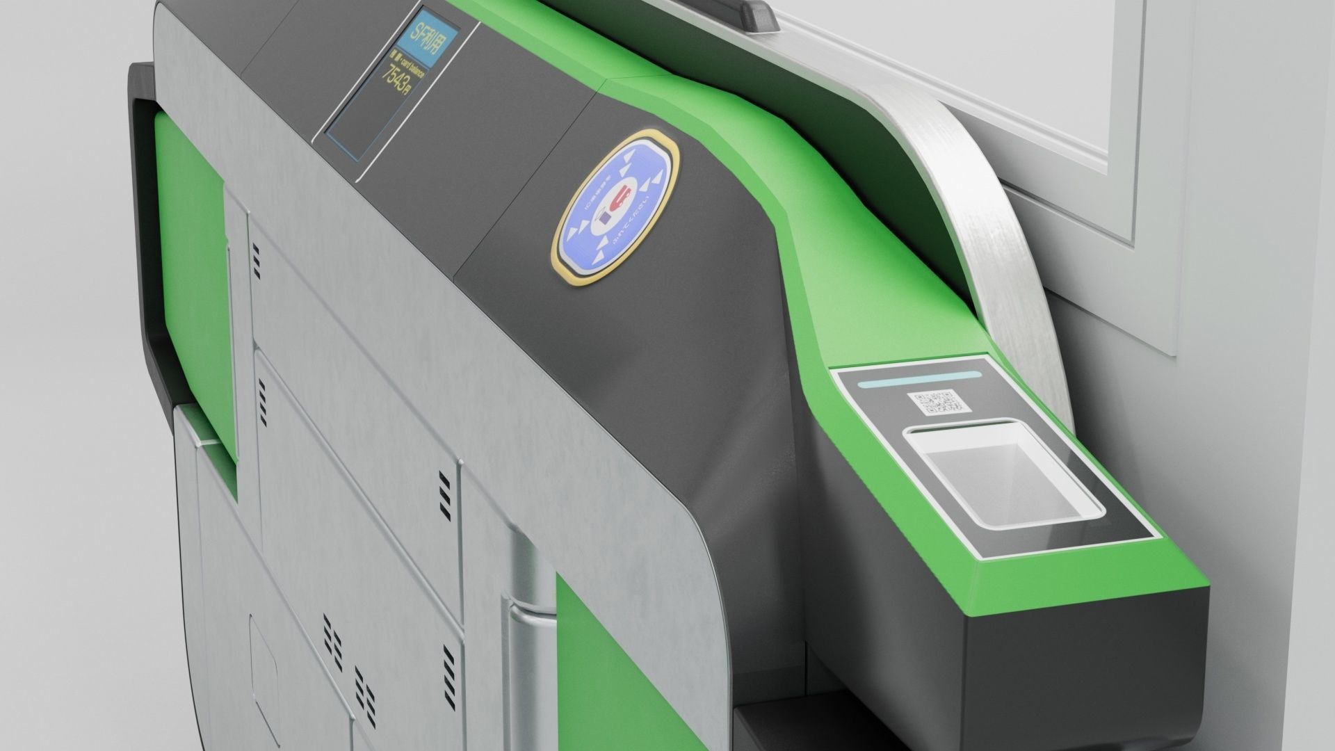 Japanese Railway station Entrance 3D model | CGTrader