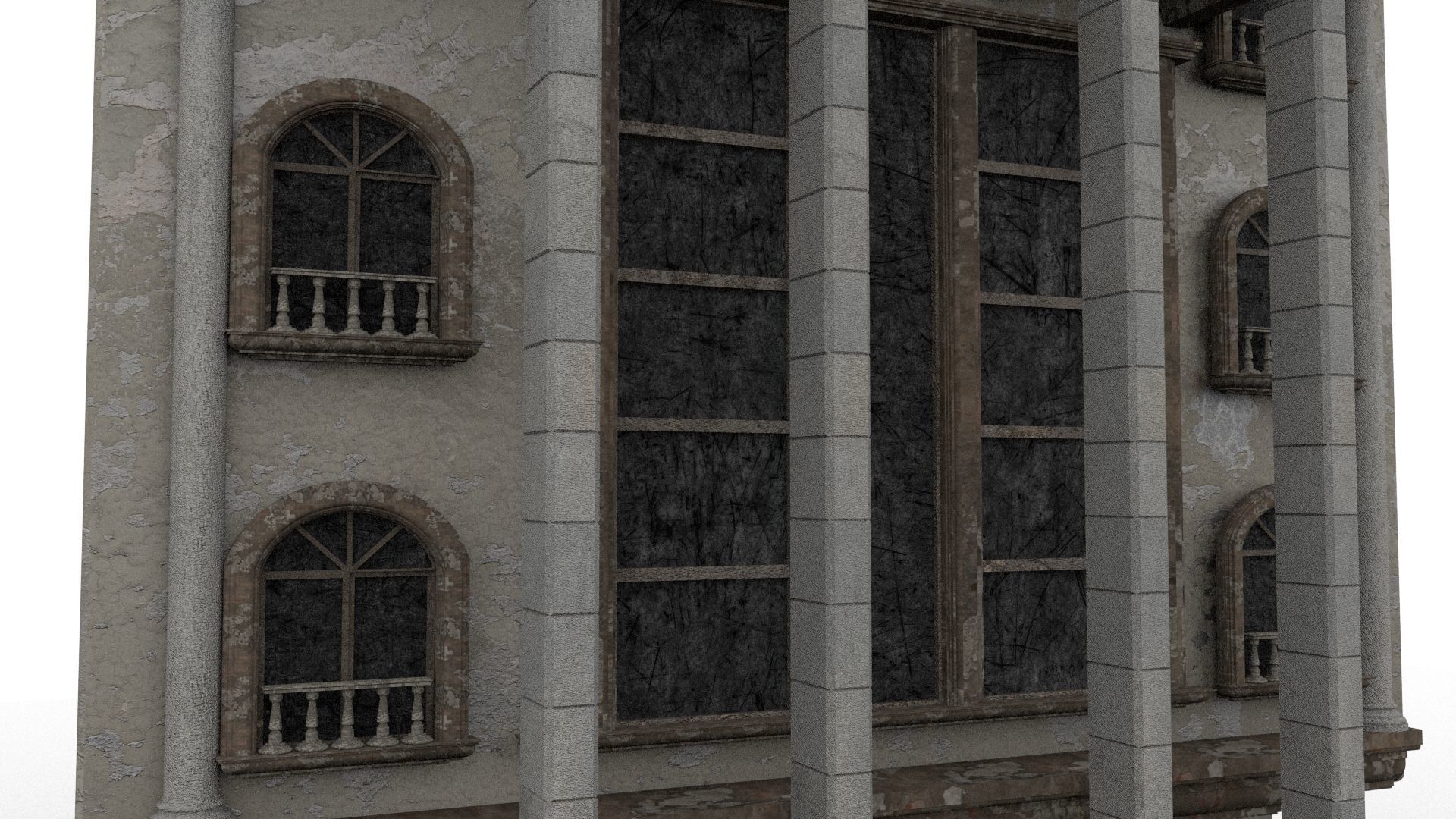 Detailed Ruined House 3D model | CGTrader
