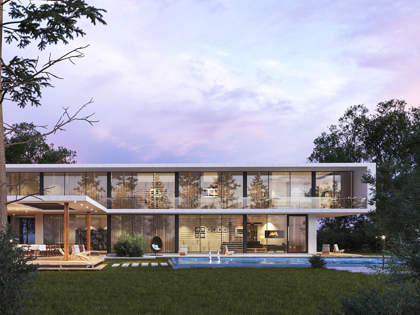 Exterior Modern House Design 3D Model Collection | CGTrader