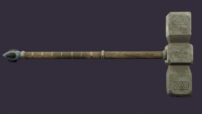 3D model The Skull Hammer VR / AR / low-poly | CGTrader