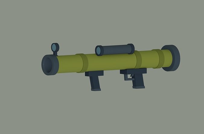 3D model Bazooka VR / AR / low-poly | CGTrader