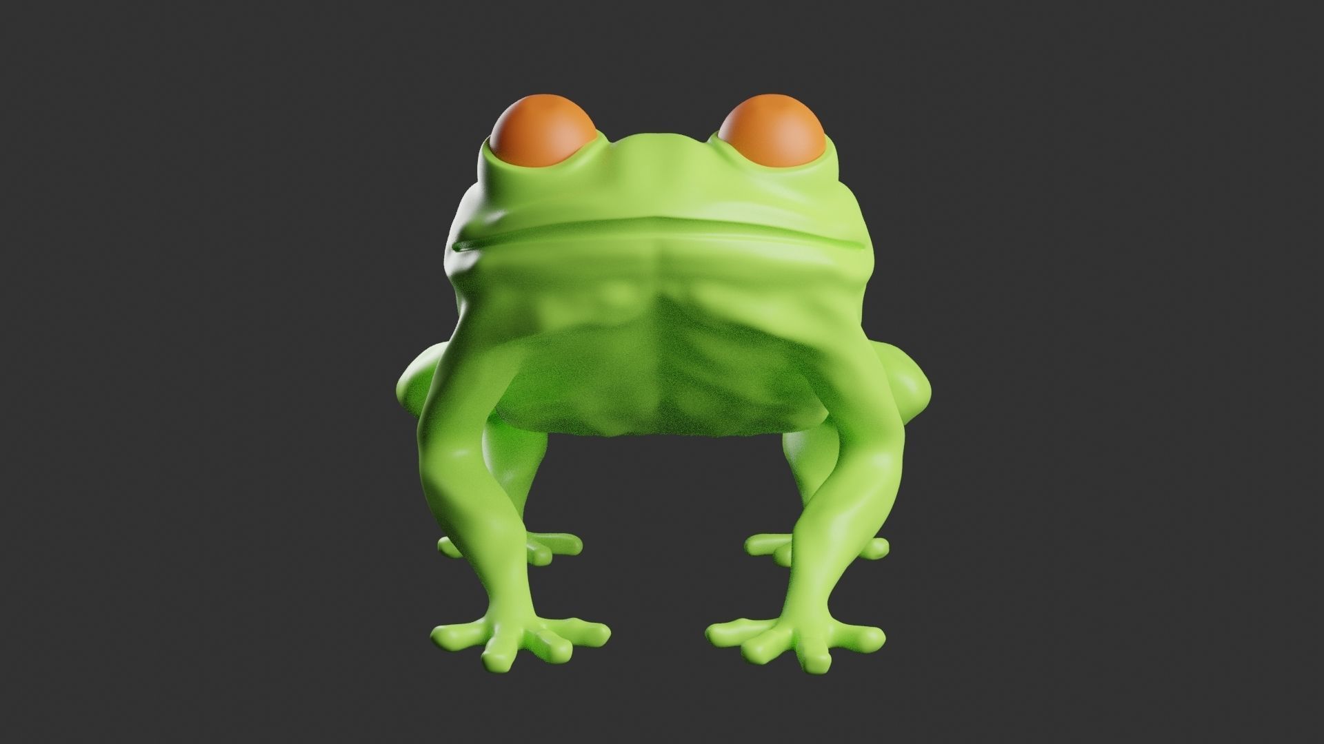 Frog 3D Model 3D model 3D printable | CGTrader