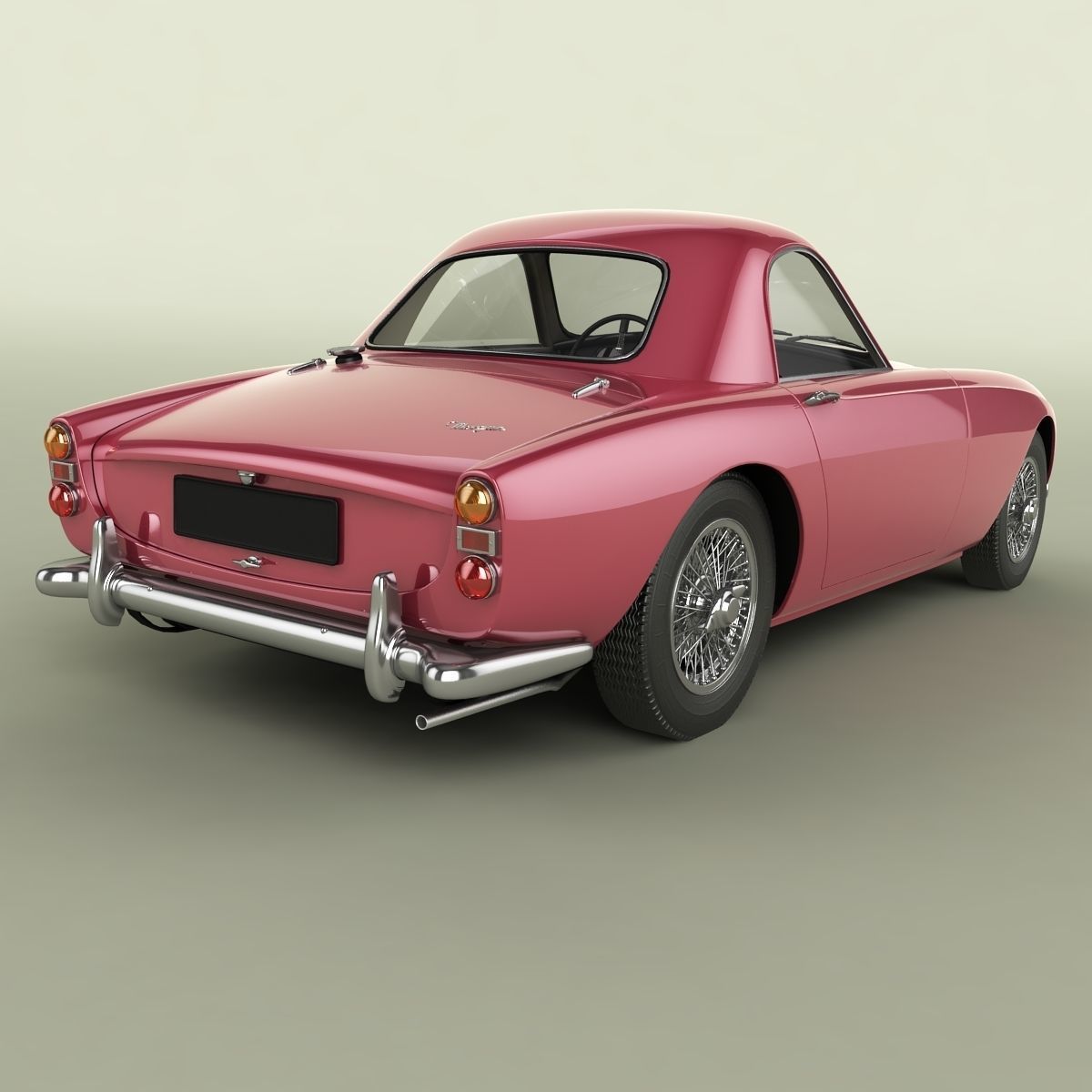 Morgan Plus 4 Plus coupe 3D model | CGTrader