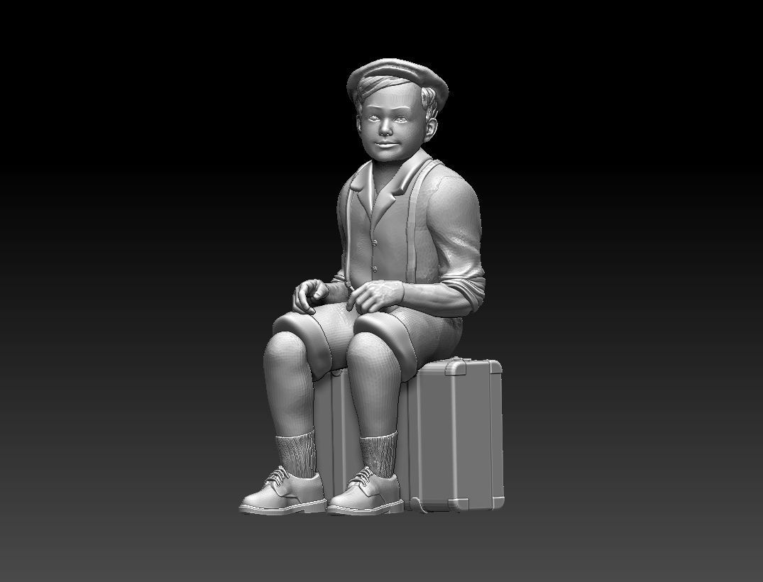 PASSENGER 3D model 3D printable | CGTrader